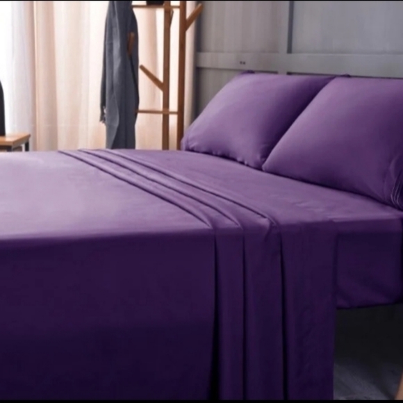 Other | King Cool Bamboo Sheet Set Purple Deep | Poshmark